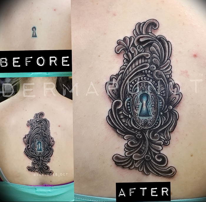 Photo tattoo keyhole 15.10.2018 №072 - example of tattoo - tattoovalue ...