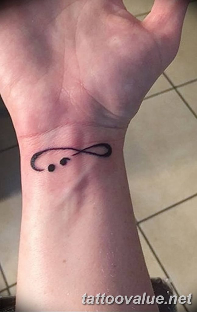 Semi Colon Infinity Tattoo Design Tattoovalue semi-colon-infinity-tattoo-design-tattoovalue