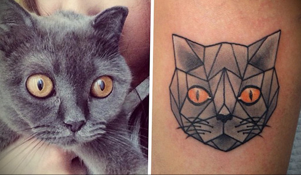 cat eye tattoo 03.12.2019 №021 -cat tattoo- tattoovalue.net ...